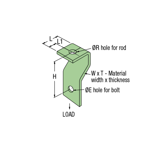 Clevis hanger